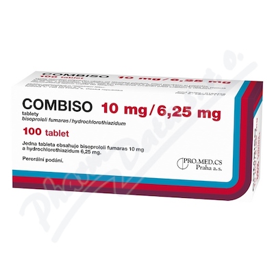 Combiso 10mg/6.25mg tbl.nob.100