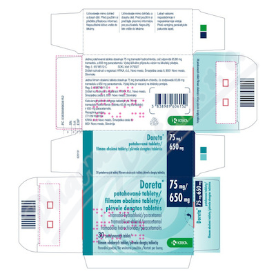 Doreta 75mg/650mg por.tbl.flm.30