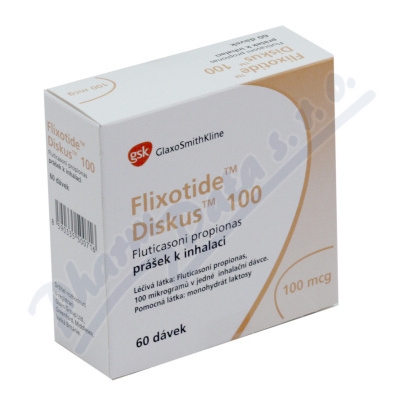 Flixotide Diskus 100mcg inh.plv.dos. 60dáv.