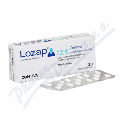 Lozap 12.5 Zentiva por.tbl.flm.30x12.5mg