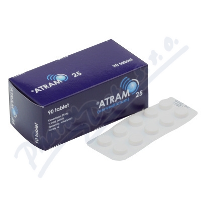 Atram 25 por.tbl.nob.90x25mg